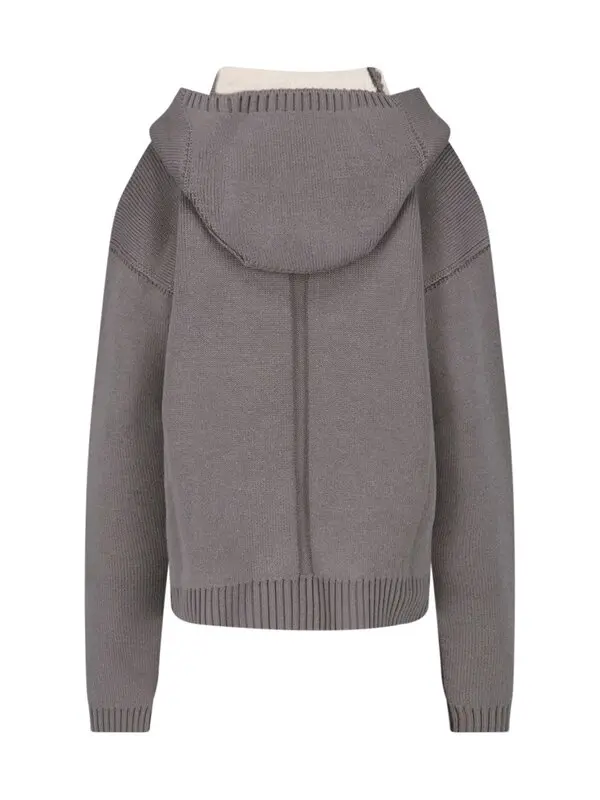Rick Owens Wool Hooded Jacket