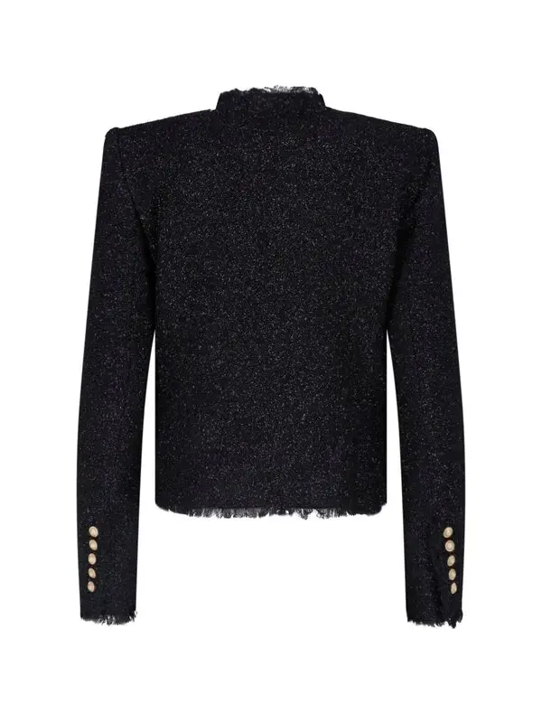 Balmain Virgin Wool Button Jacket
