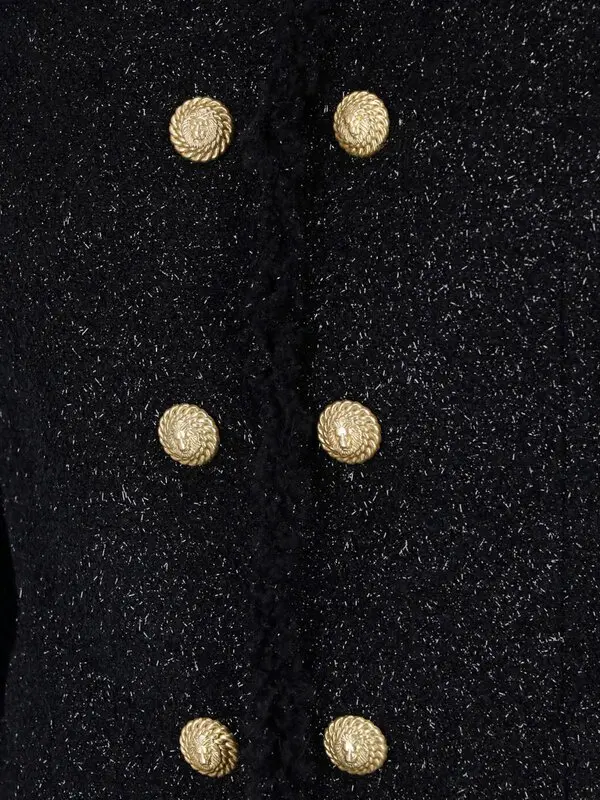 Balmain Virgin Wool Button Jacket