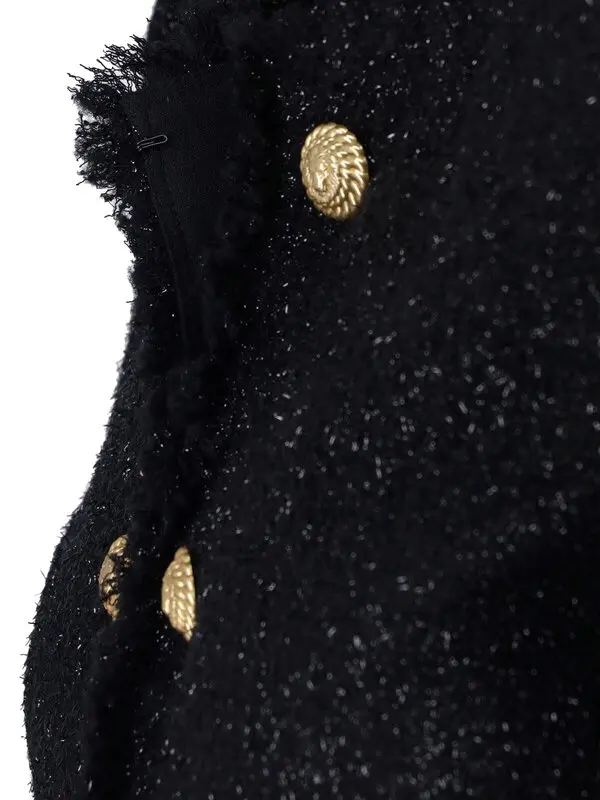 Balmain Virgin Wool Button Jacket