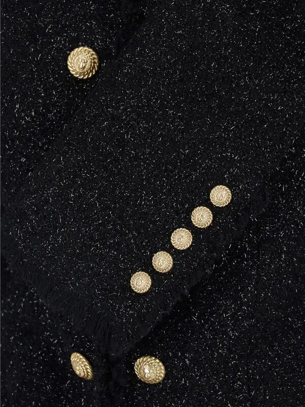 Balmain Virgin Wool Button Jacket