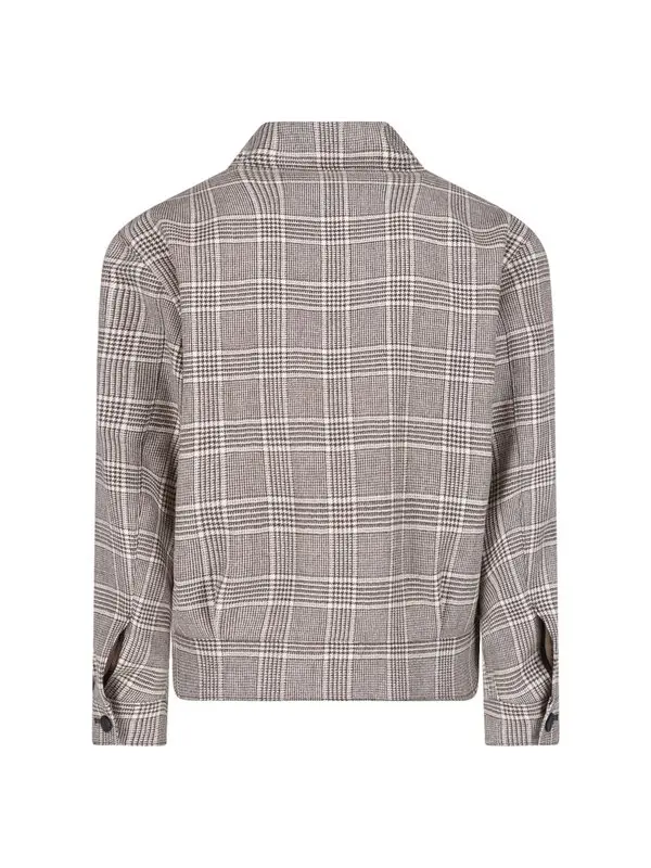 Balmain Virgin Wool Jacket - Brown