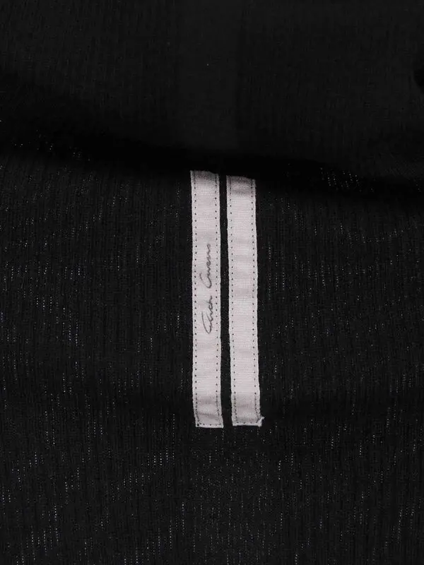 Rick Owens High-neck Wool Sweater - Black