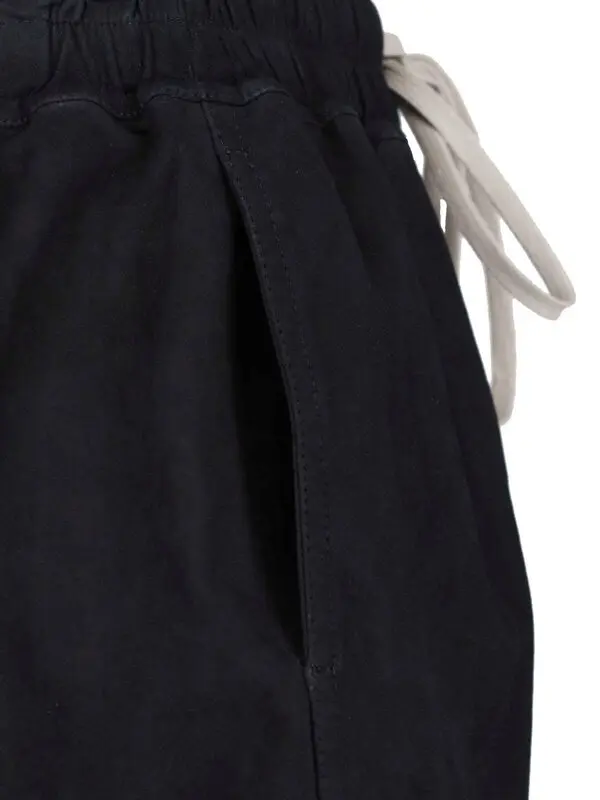 Rick Owens Lambskin Shorts - Black