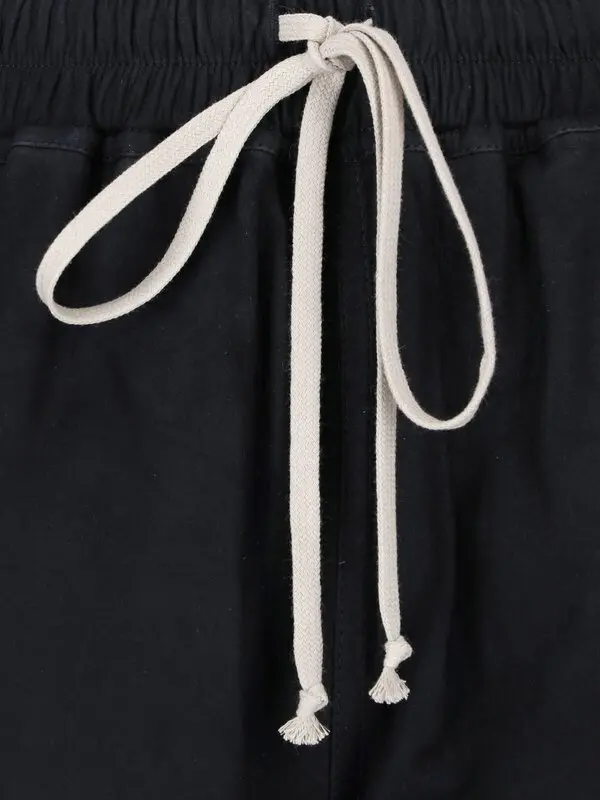 Rick Owens Lambskin Shorts - Black