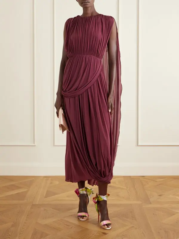 CHRISTIAN LOUBOUTIN Miss Z Printed Satin Sandals - Multi