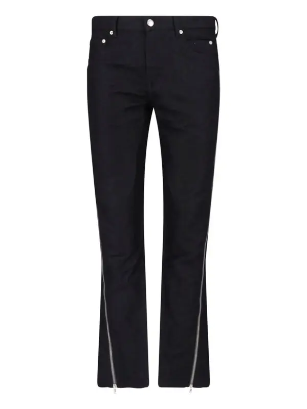 Rick Owens Straight Zip Jeans - Black