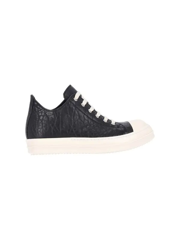 Rick Owens Low Top Sneakers - Black