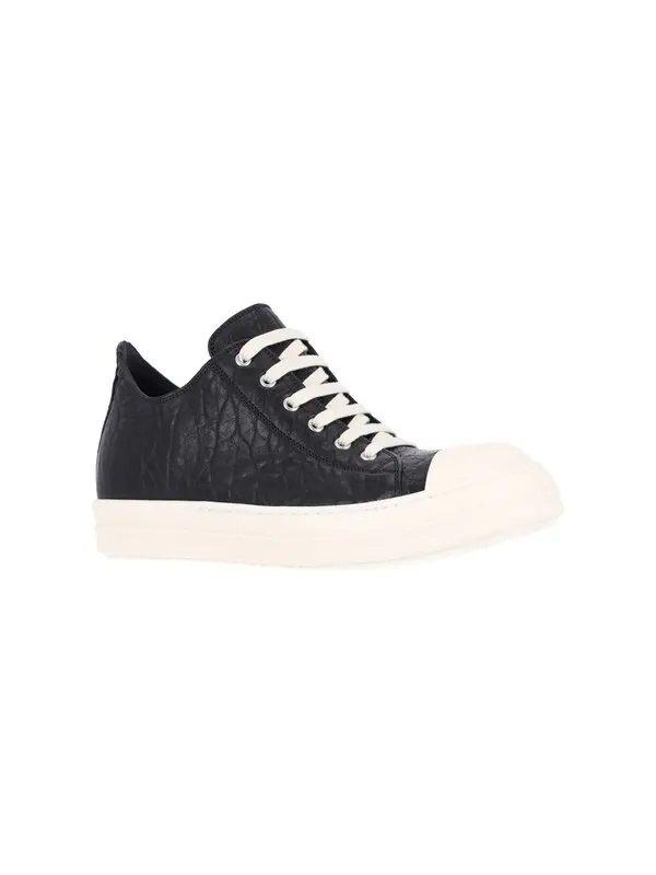 Rick Owens Low Top Sneakers - Black
