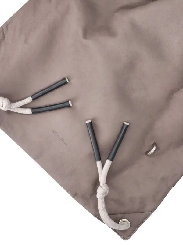 Rick Owens Drawstring Backpack - Brown