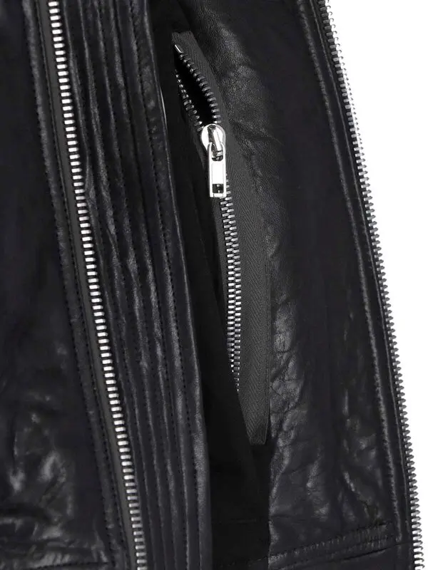 Rick Owens Lambskin Bomber Jacket