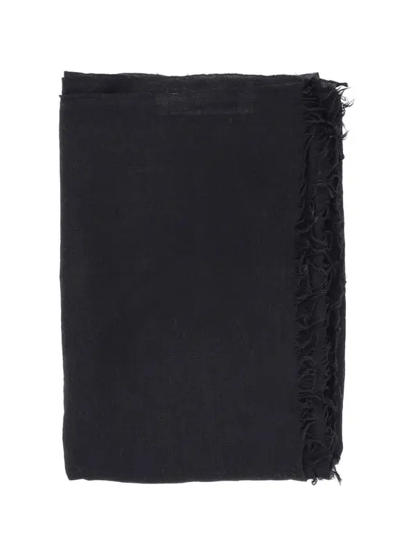 Rick Owens Scarf In Wool And Silk Blend