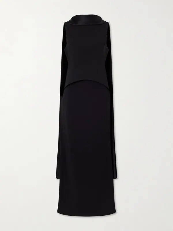 Solace London Annie Gown - Black