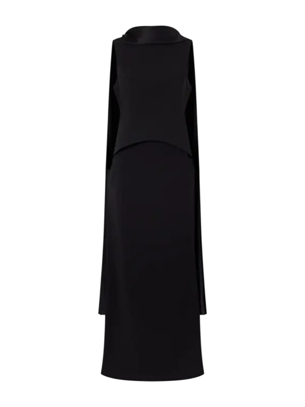 Solace London Annie Gown - Black