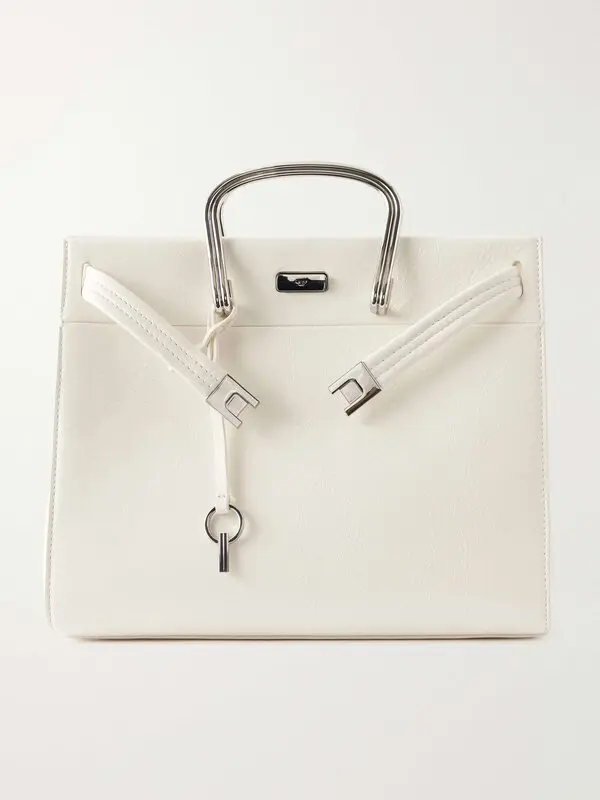 Tory Burch Soft Lee Embellished Leather Tote