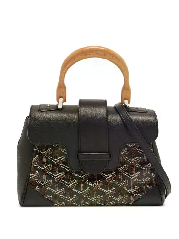 Goyard Mini Saigon Souple Satchel Bag - Black