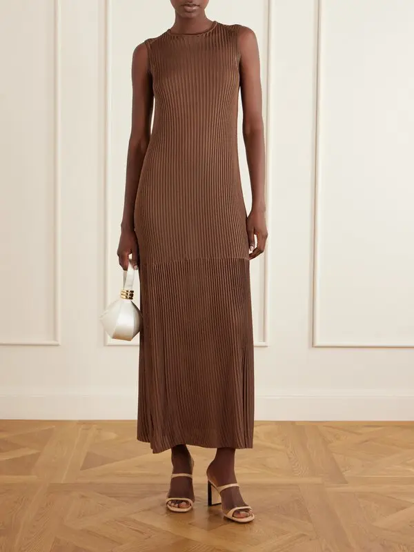 JIMMY CHOO Lucian 85 Leather Mules - Neutrals