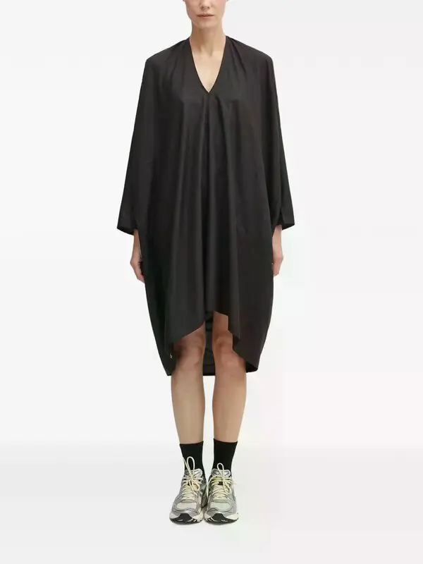 Visvim Ruana V-neck Dress - Black