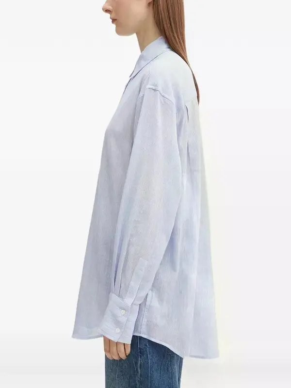 ANINE BING Plaza Long-sleeve Button-up Shirt