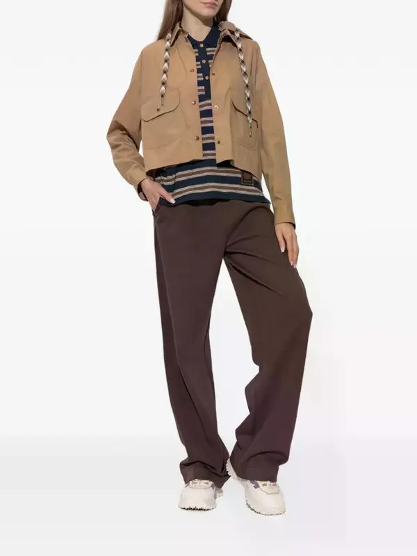 Moncler Cropped Hooded Jacket