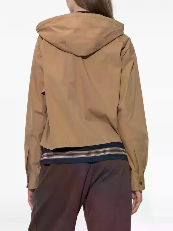 Moncler Cropped Hooded Jacket