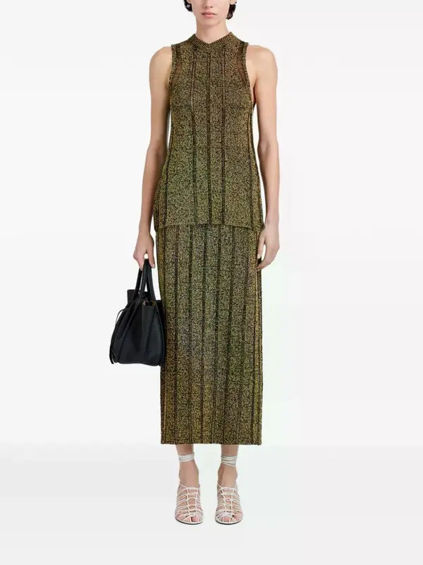 Proenza Schouler Maelle Drop Needle Tweed Top