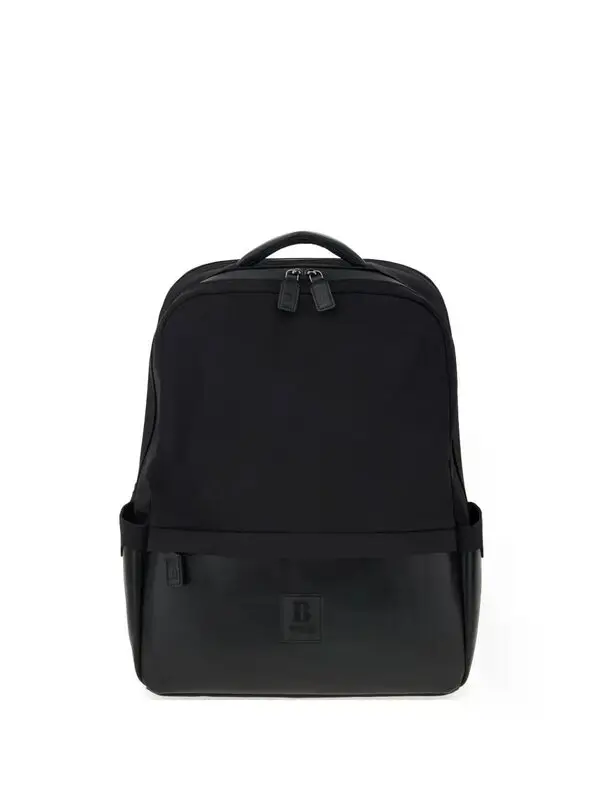 Boggi Milano Logo Patch Backpack
