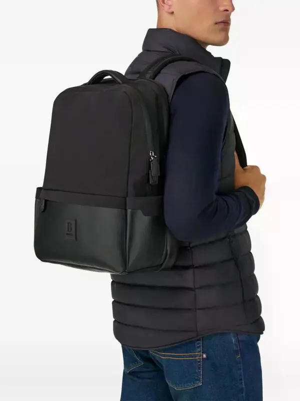 Boggi Milano Logo Patch Backpack