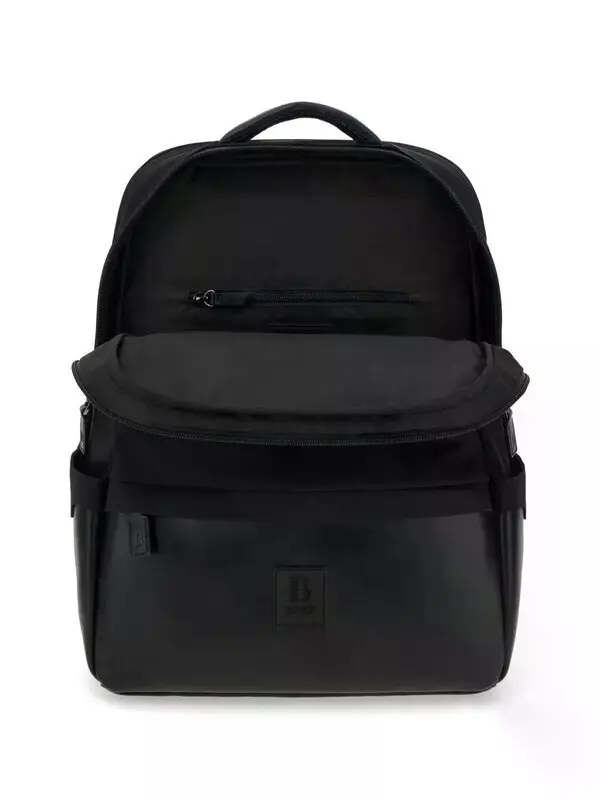 Boggi Milano Logo Patch Backpack