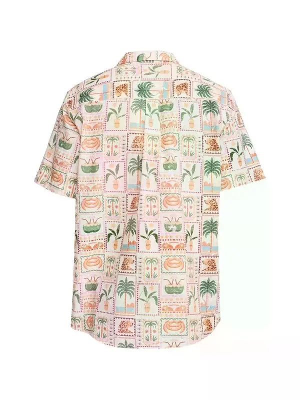 REVOLUTION Graphic-print Short-sleeved Shirt