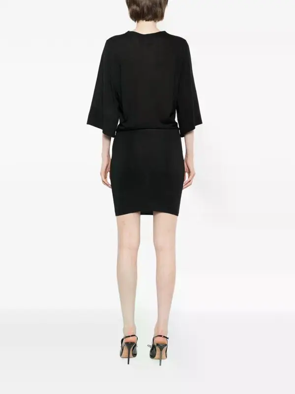 Jacquemus Batwing-sleeve Knitted Dress