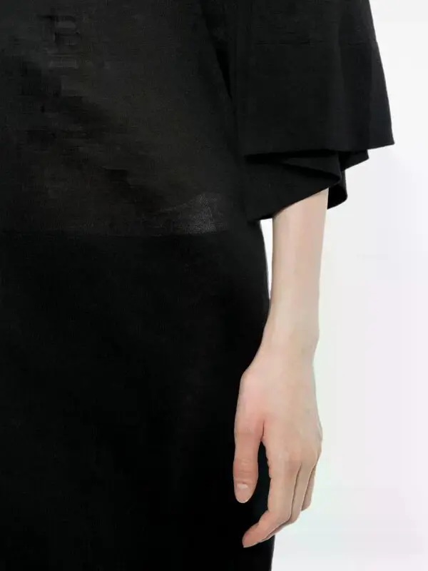 Jacquemus Batwing-sleeve Knitted Dress