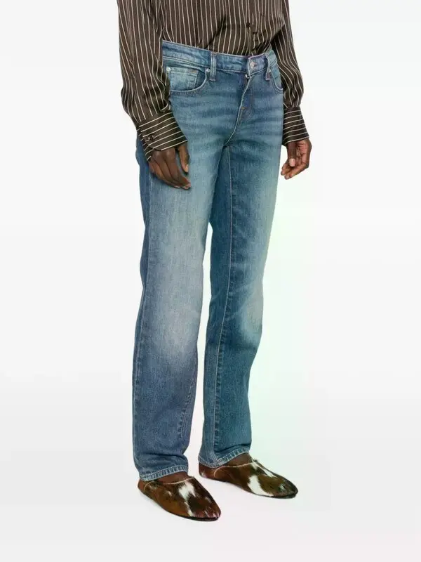 7 For All Mankind Faded Five-pocket Jeans
