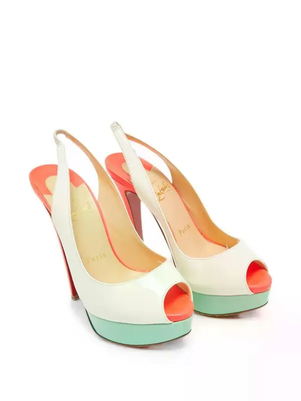CHRISTIAN LOUBOUTIN Lady Peep Platform Sandals