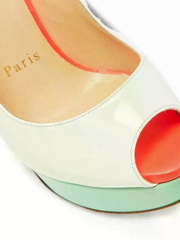 CHRISTIAN LOUBOUTIN Lady Peep Platform Sandals