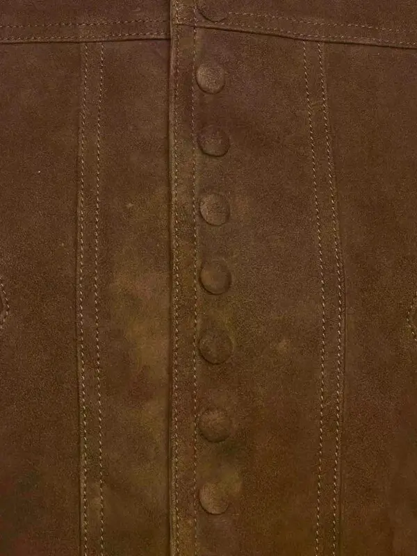 Saint Laurent Button-front Jacket - Brown