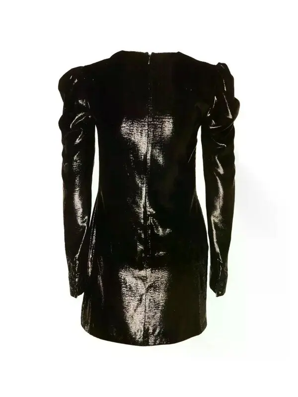 Saint Laurent Puff-sleeve Mini Dress