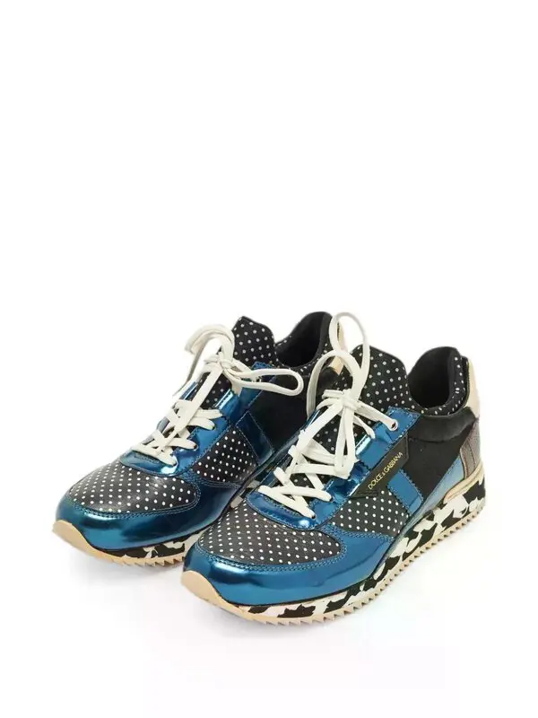 Dolce & Gabbana Majolica Lace-up Sneakers