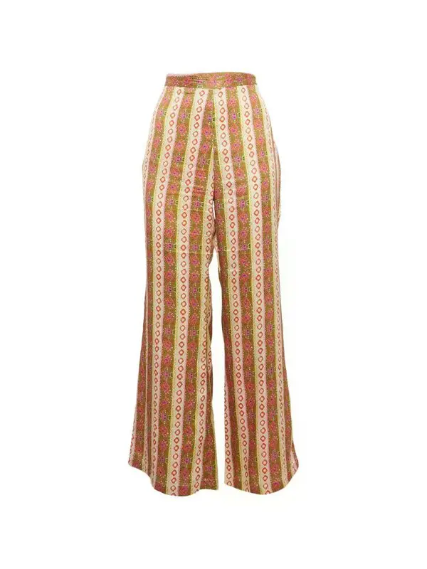 Sandro Crepe Flared Trousers - Neutrals