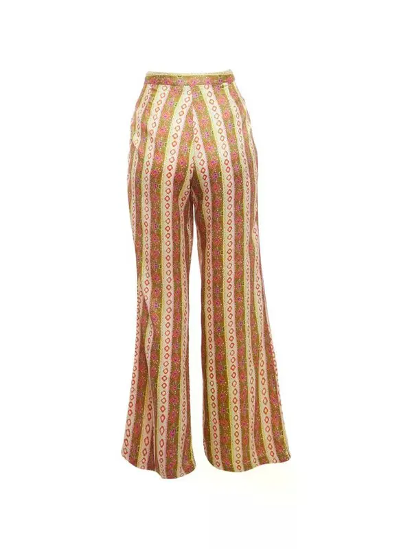 Sandro Crepe Flared Trousers
