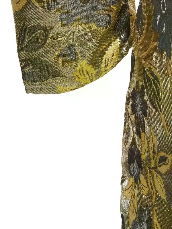 424 Floral-pattern Jacquard Mini Dress