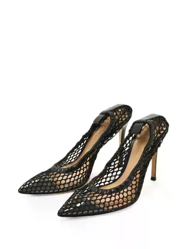 GIANVITO ROSSI Mesh Stiletto Pumps