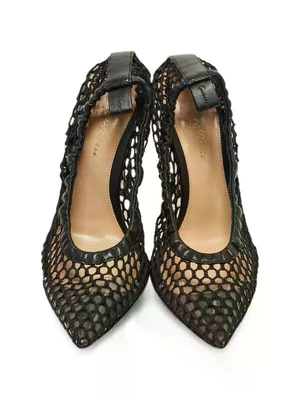 GIANVITO ROSSI Mesh Stiletto Pumps
