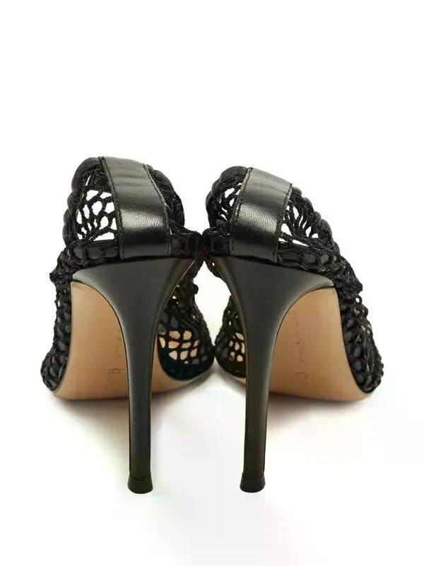 GIANVITO ROSSI Mesh Stiletto Pumps