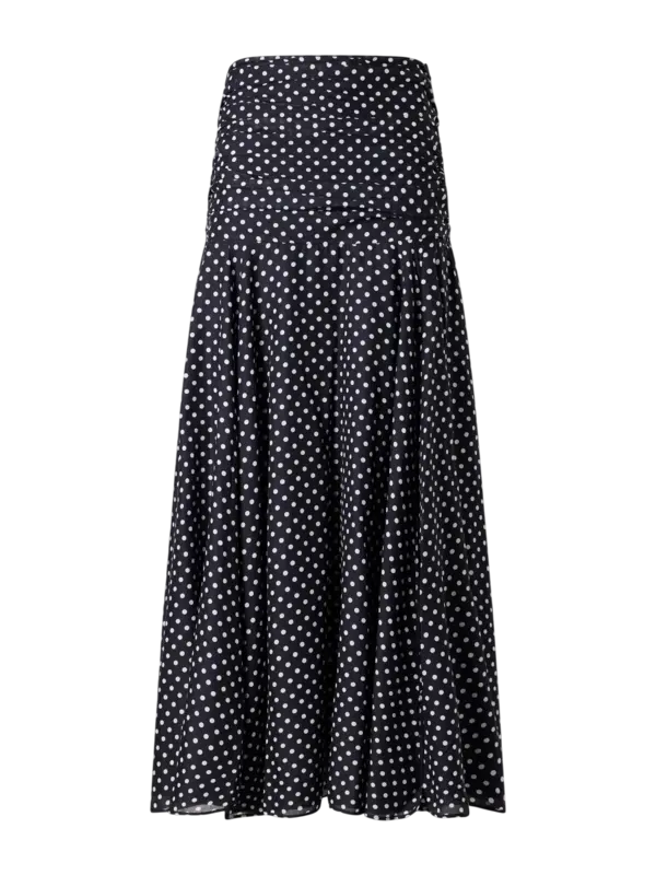 Charo Ruiz Ibiza Senda Polka Dot Maxi Skirt - Black