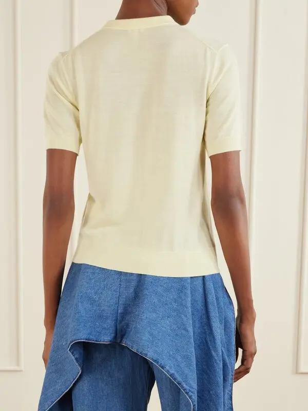 Loewe Anagram Embroidered Wool-blend Sweater