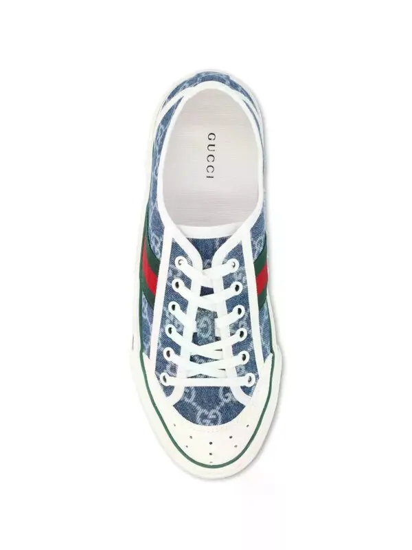 Gucci Gg Supreme Web Detail Sneakers