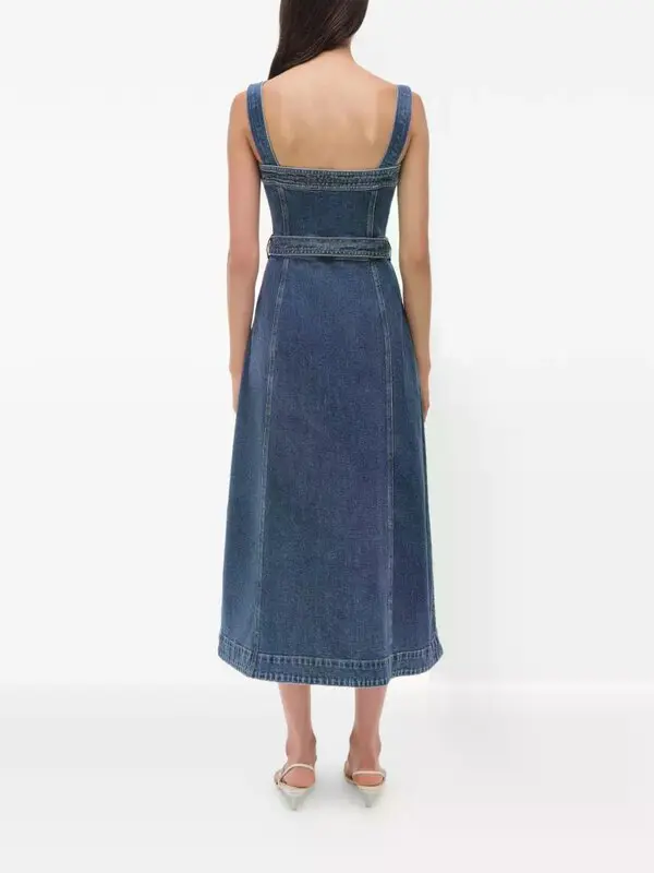 Simkhai Alba Belted Midi Dress