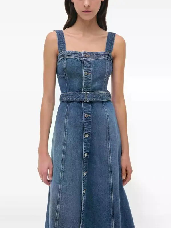 Simkhai Alba Belted Midi Dress