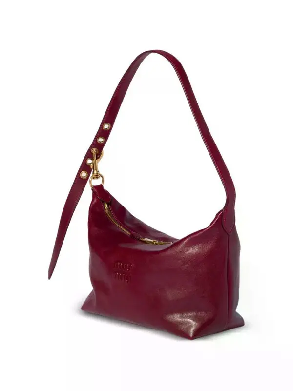 Miu Miu Nappa Leather Pouch Bag - Red